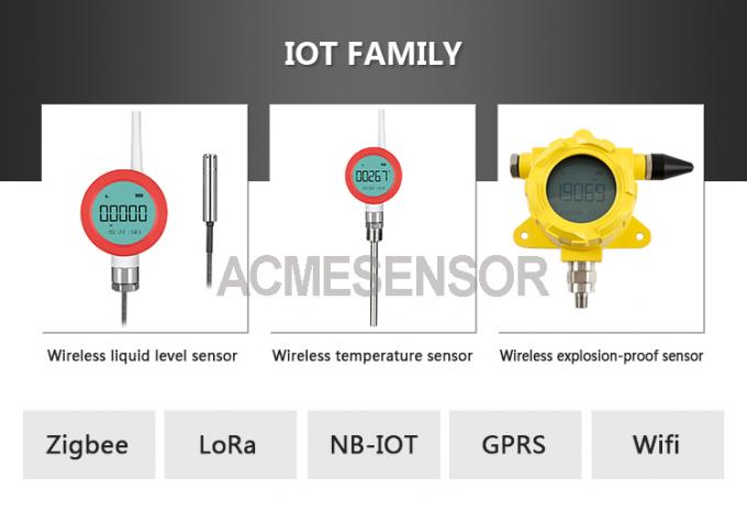 Explosion Proof Wireless Pressure Transmitter Lora Nb Iot Water Level Sensor