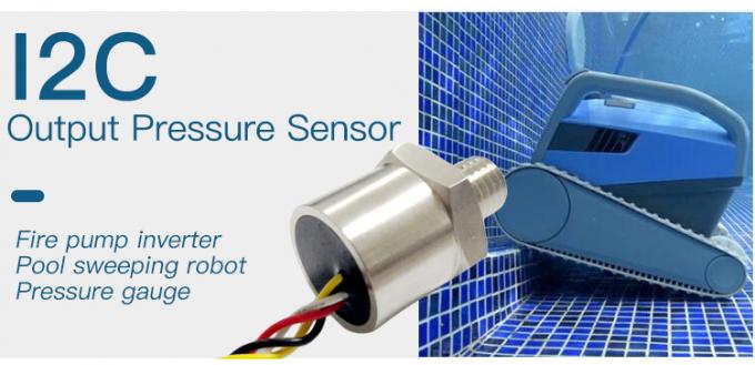Diffused Silicon I2c Water Pressure Sensor 24 Bit I2c Pressure Transducer